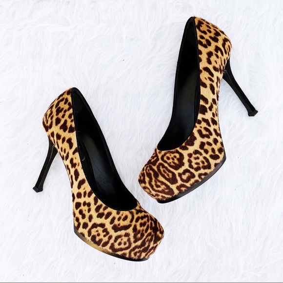 Yves Saint Laurent | Shoes | Yves Saint Laurent Tribtoo Leopard ...